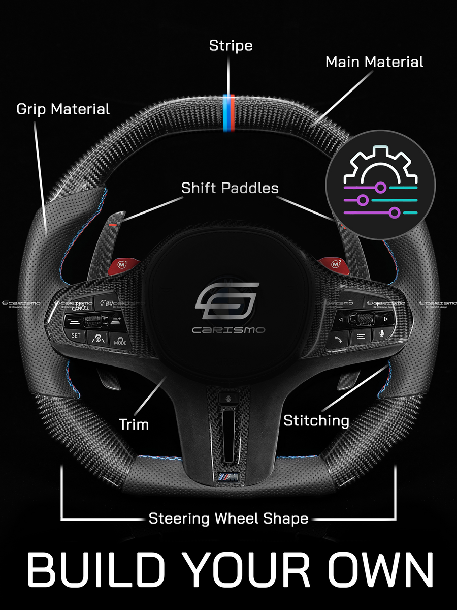 [Build Your Own] Custom Steering Wheel for Infiniti G35/G37 (V35) – Carismo